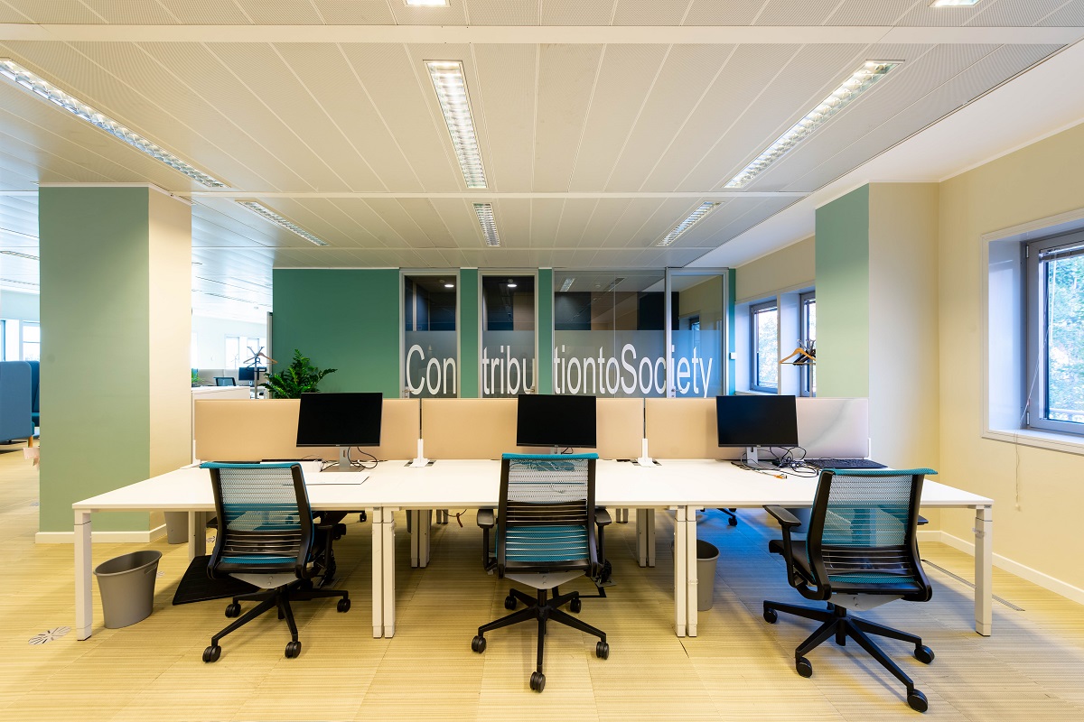 Il progetto di Panasonic su Office Layout : Lo Smart Working comincia ...